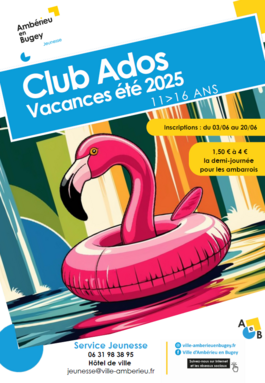 Club Ados vacances 2025 - Actualités - Collège Saint-Exupéry